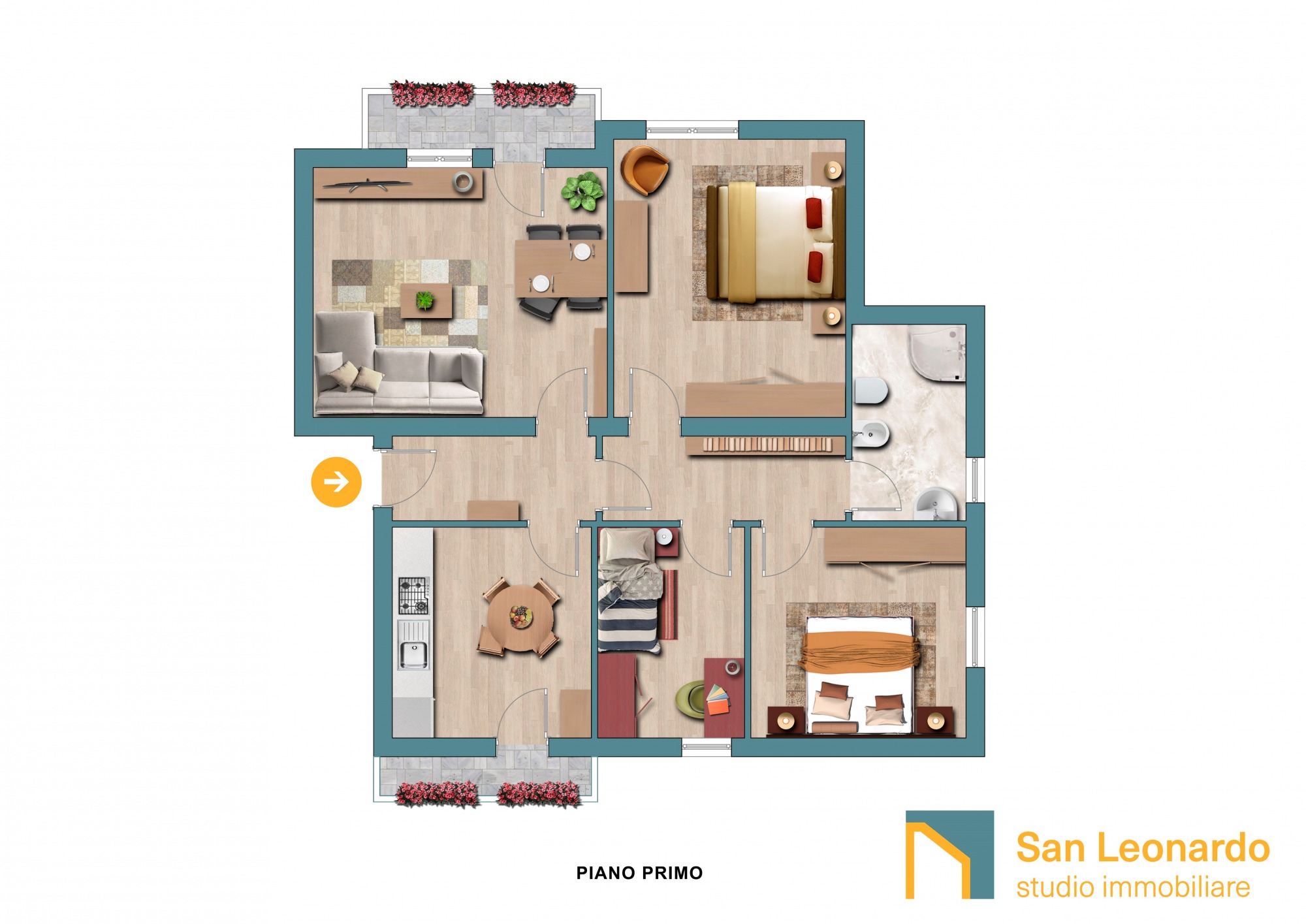 Treviso, zona Via Montello - Spazioso appartamento in palazzina di sole ...